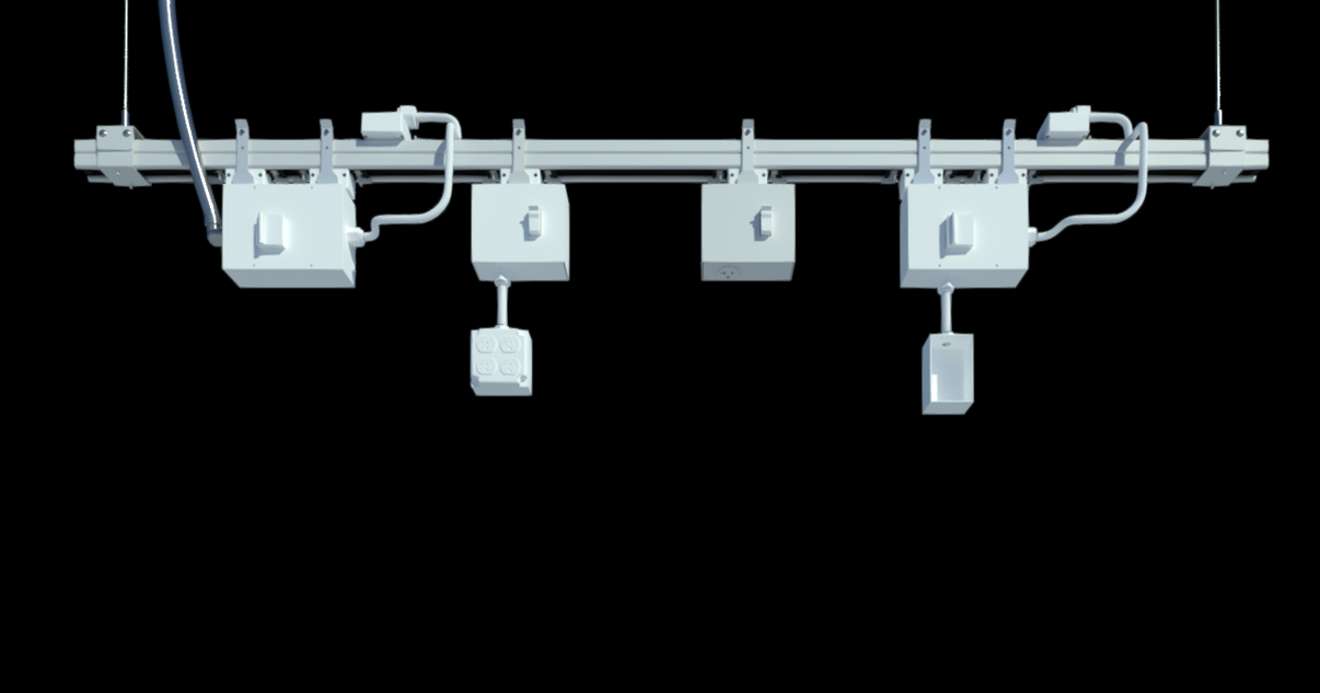 Track Busway I Plug-In Power Overhead I In-Stock