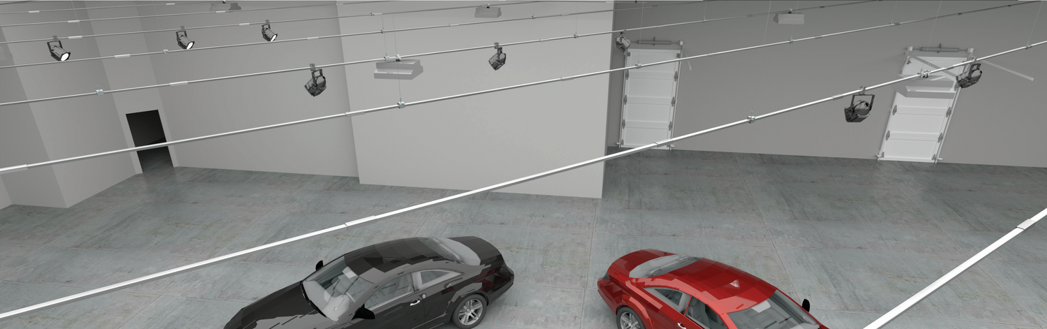 Automotive Projects | Track Busway Overhead Power & Lighting